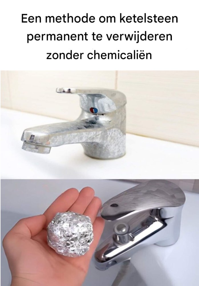Een methode om ketelsteen permanent te verwijderen zonder chemicaliën ...