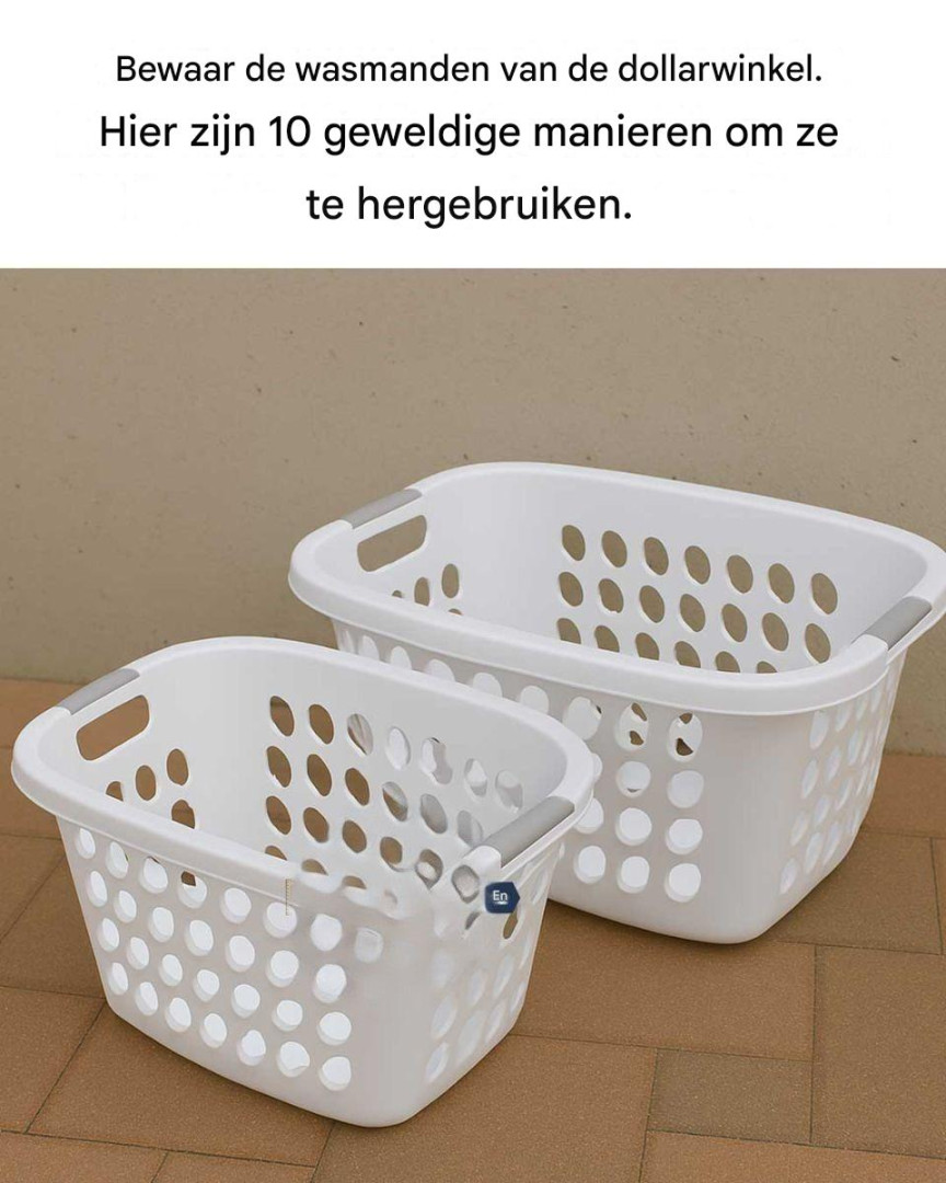 Bewaar je wasmanden van de dollarwinkel: hier zijn 10 geniale trucs om ...