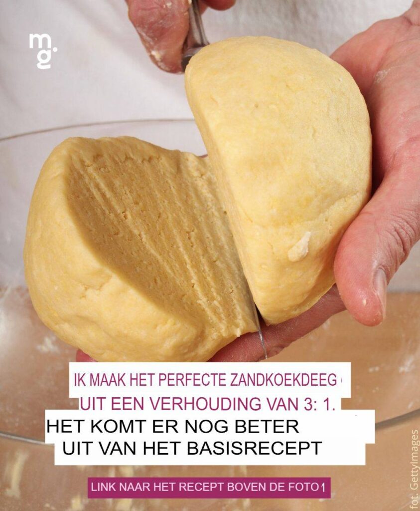Ik heb onlangs dit recept gebruikt om zanddeeg te maken en het is ...
